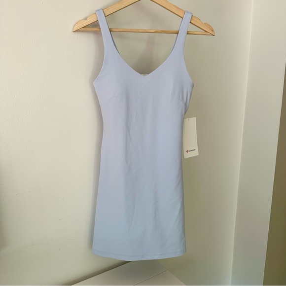 lululemon athletica | Dresses | Lululemon Align Dress Windmill Blue 4 ...